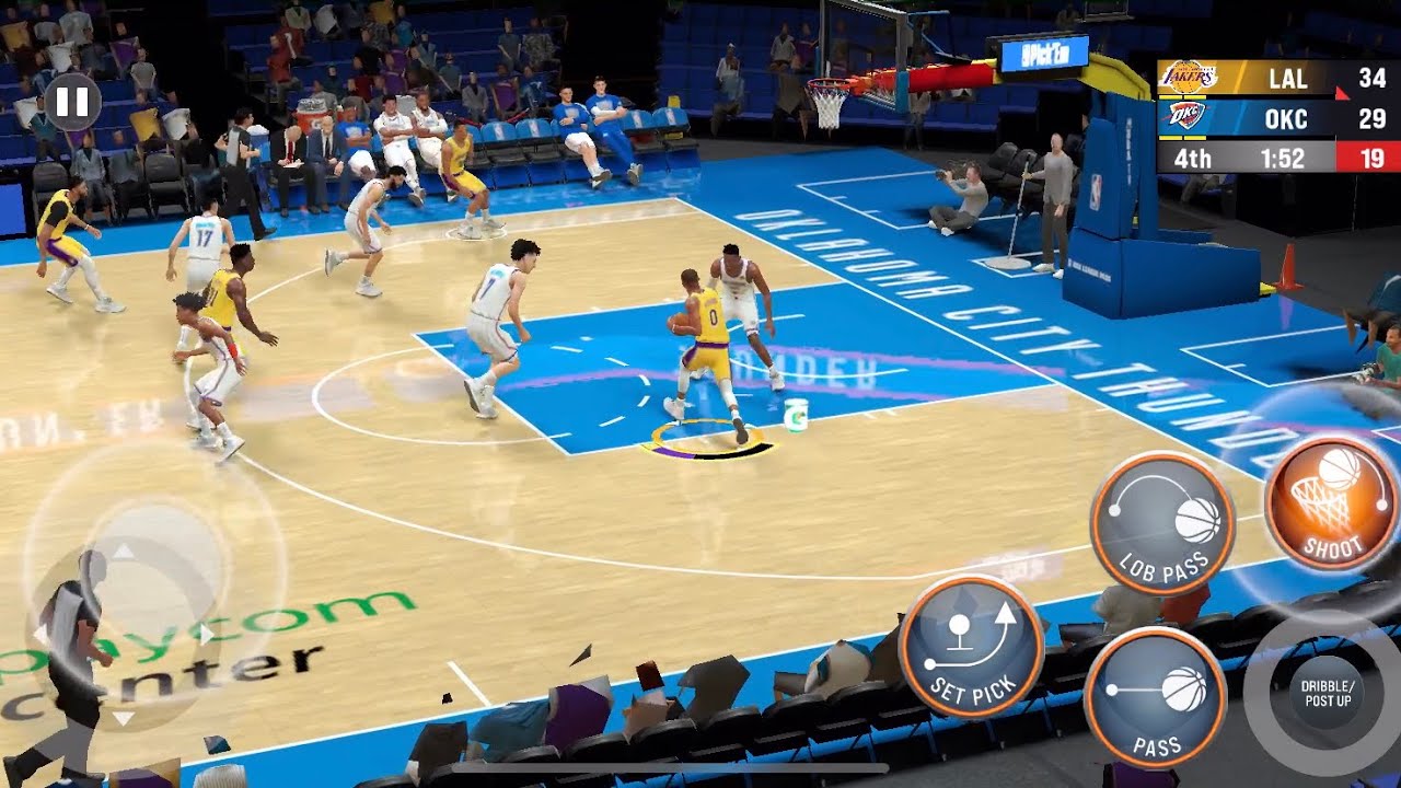 NBA 2K23 mobile with commentary on android: Los Angeles Lakers vs ...