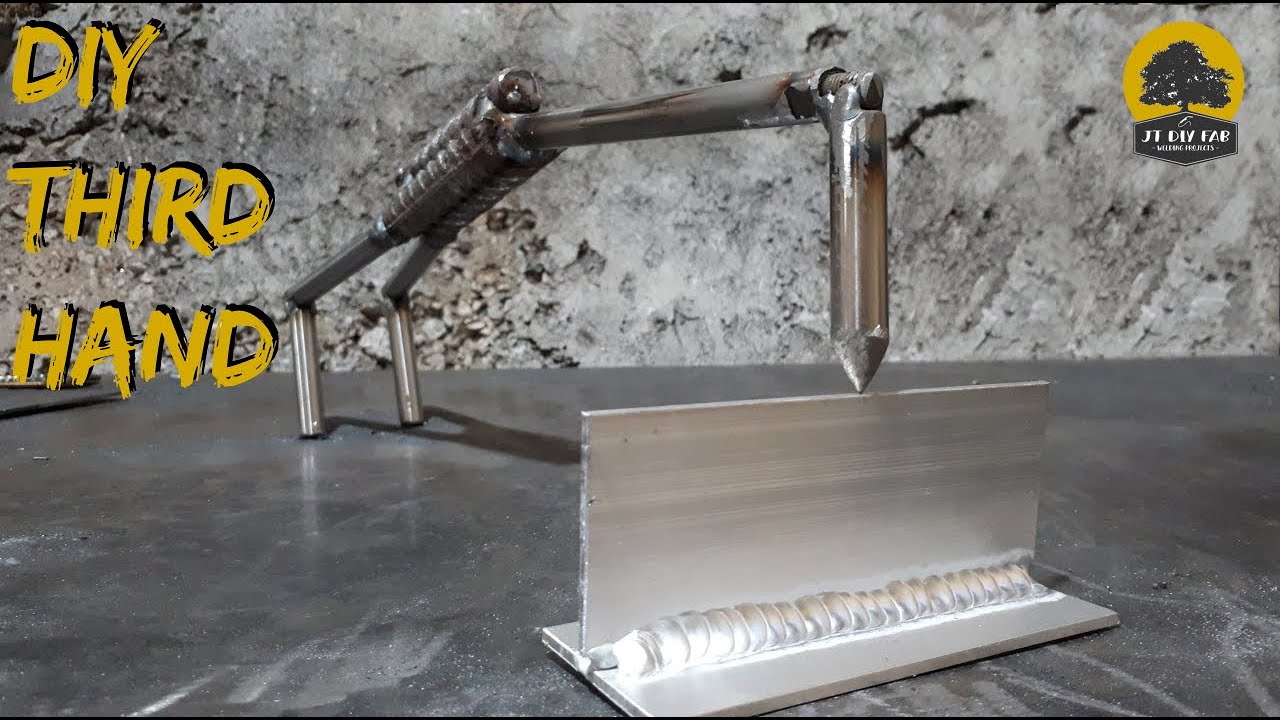 How to make a simple third hand for welding. - YouTube
