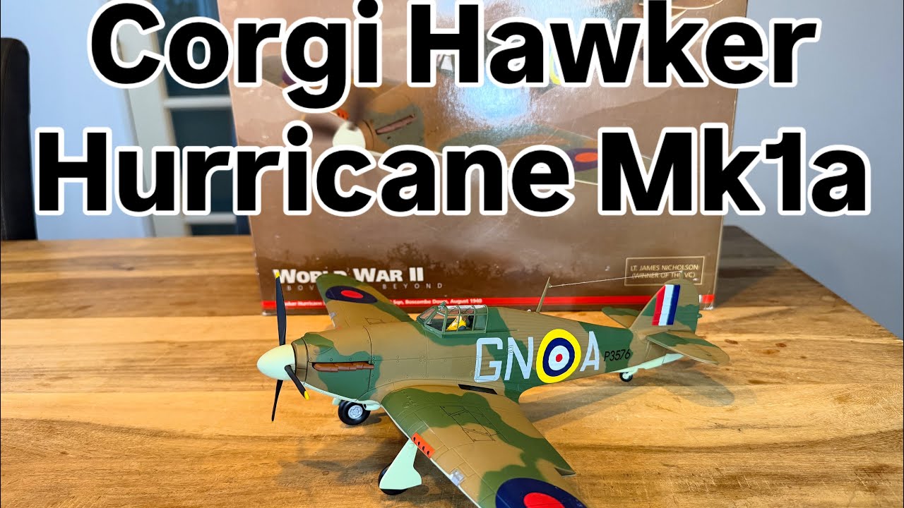 Corgi Hawker Hurricane AA35501 – 1:32 Diecast Showcase & Collector ...
