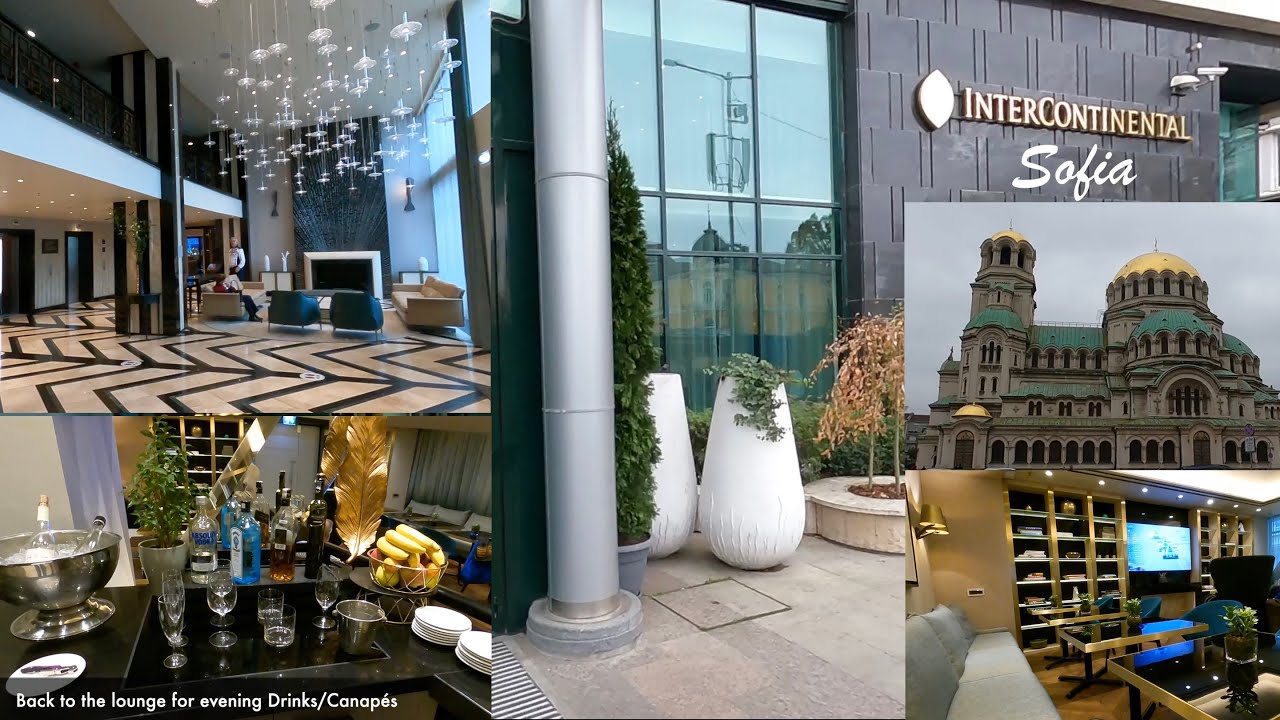 Intercontinental Sofia - Tour of Hotel including Executive Intercontinental Club Lounge - YouTube