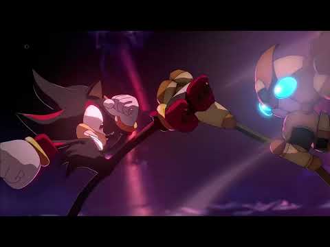 Shadow vs Emerl but It's Going Down Now plays in the background
