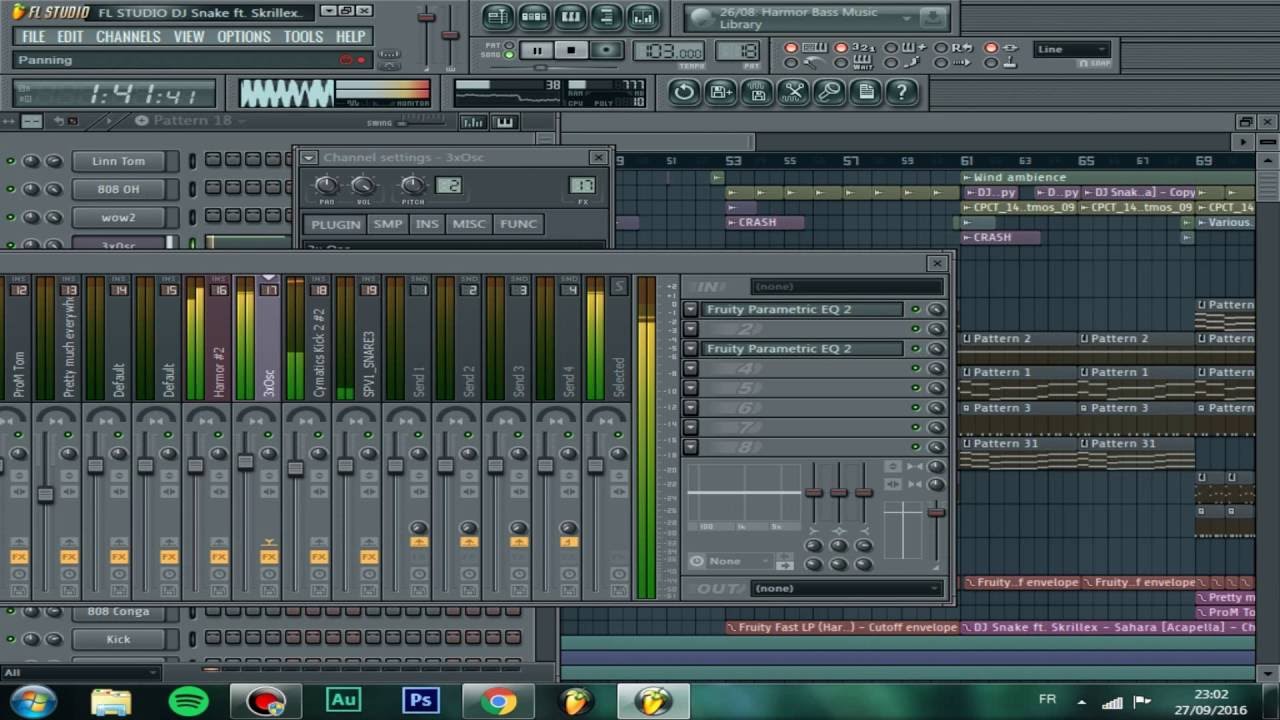 FL STUDIO DJ Snake ft. Skrillex - Sahara [Remake] - YouTube