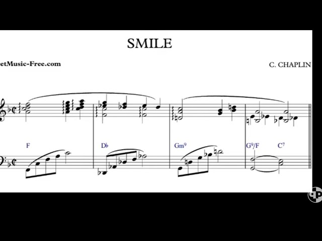 Smile Charlie Chaplin Piano
