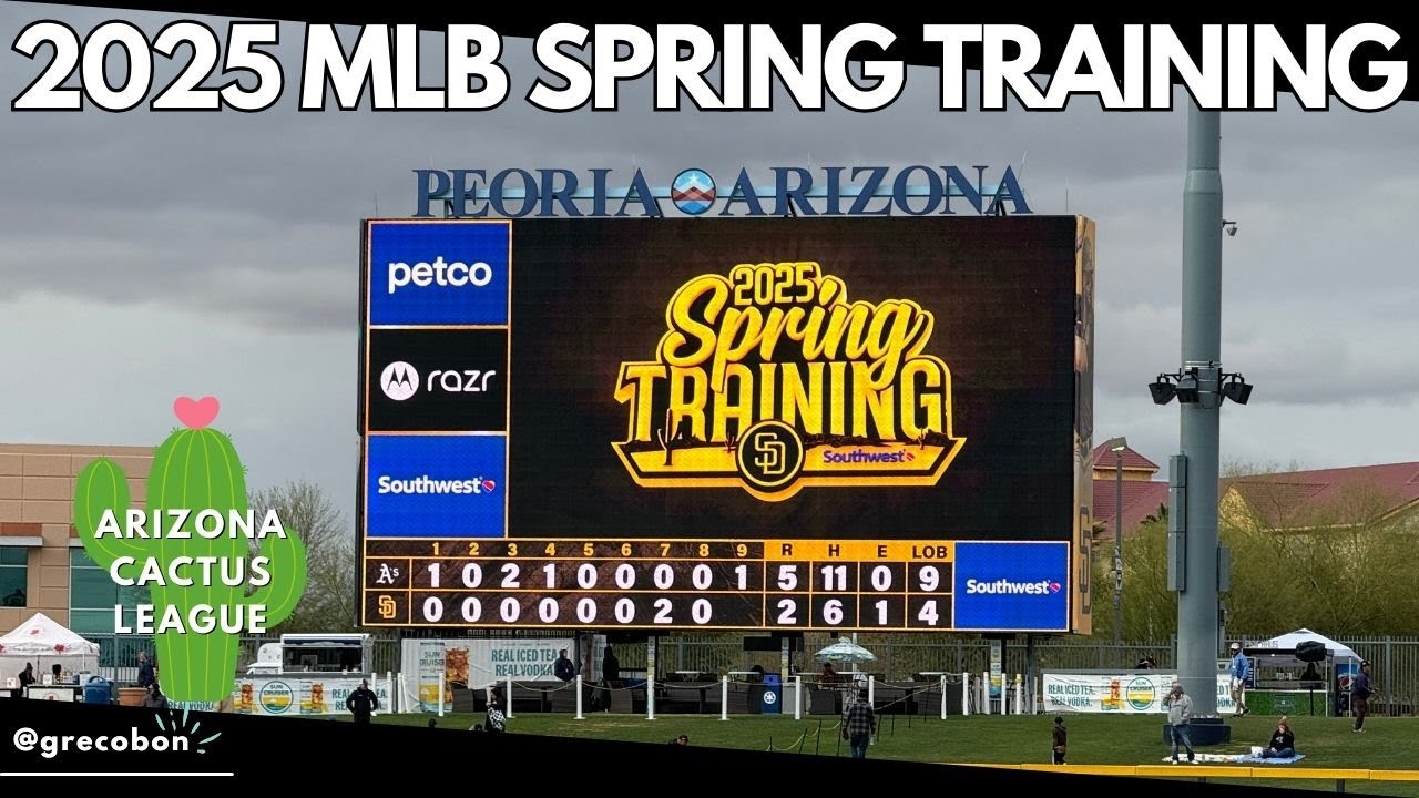 A Weekend at Cactus League Spring Training 2025 - YouTube