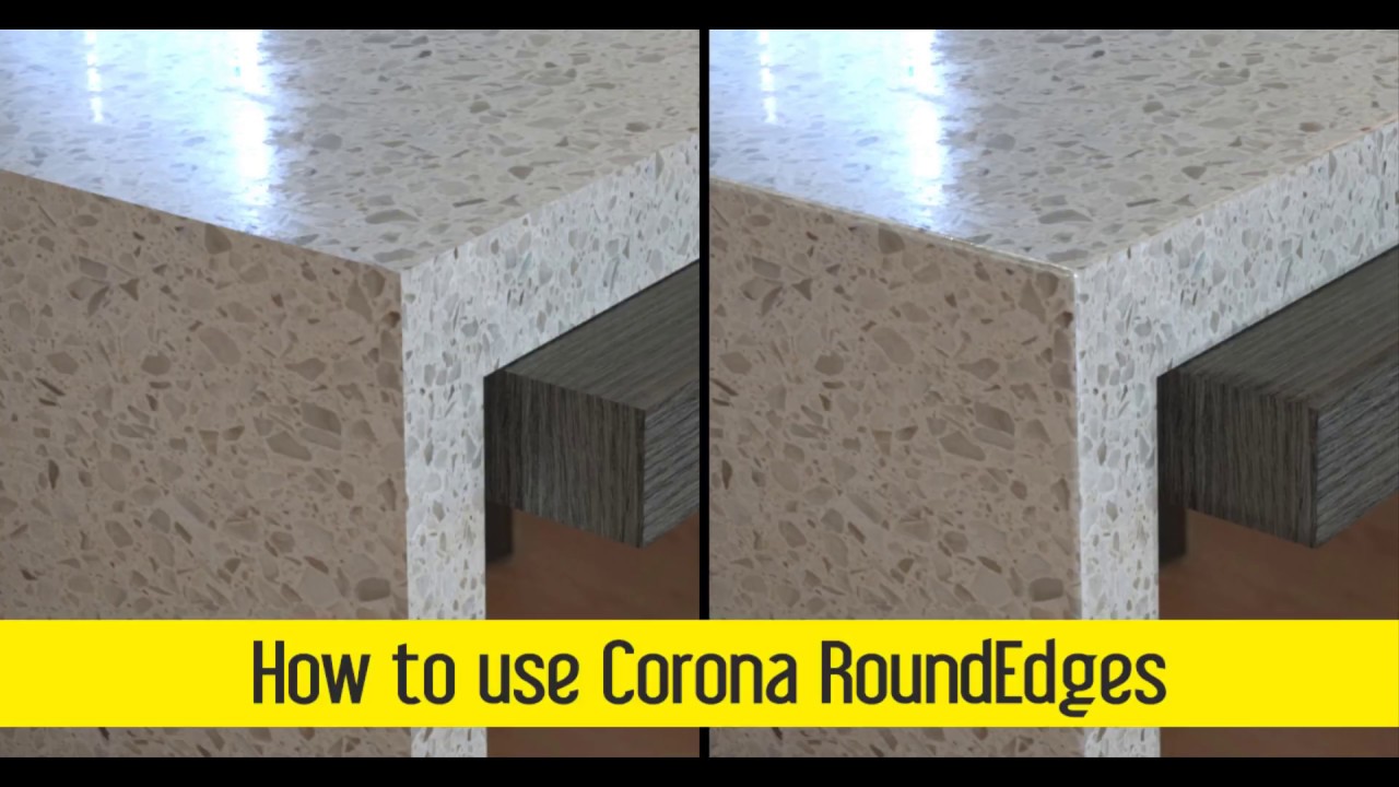 How to use Corona RoundEdges - YouTube