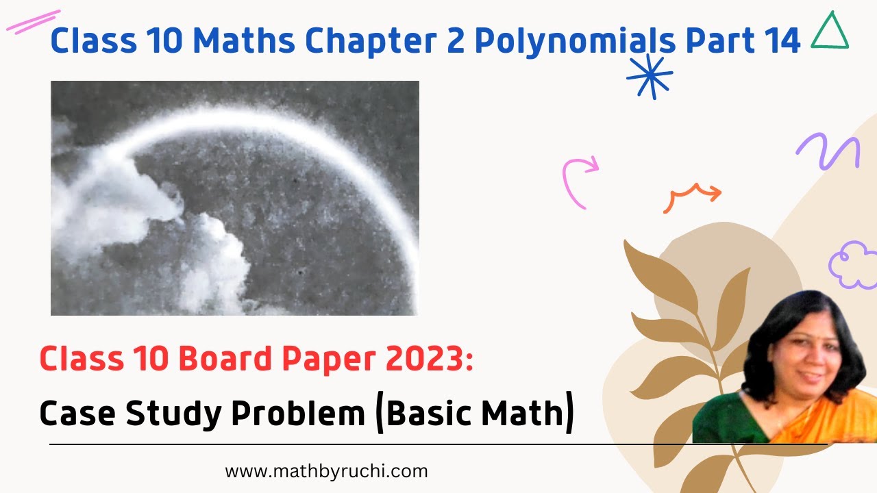 Case Study Problem: Class 10 (Basic) Maths Board Paper 2023| Chapter 2 ...