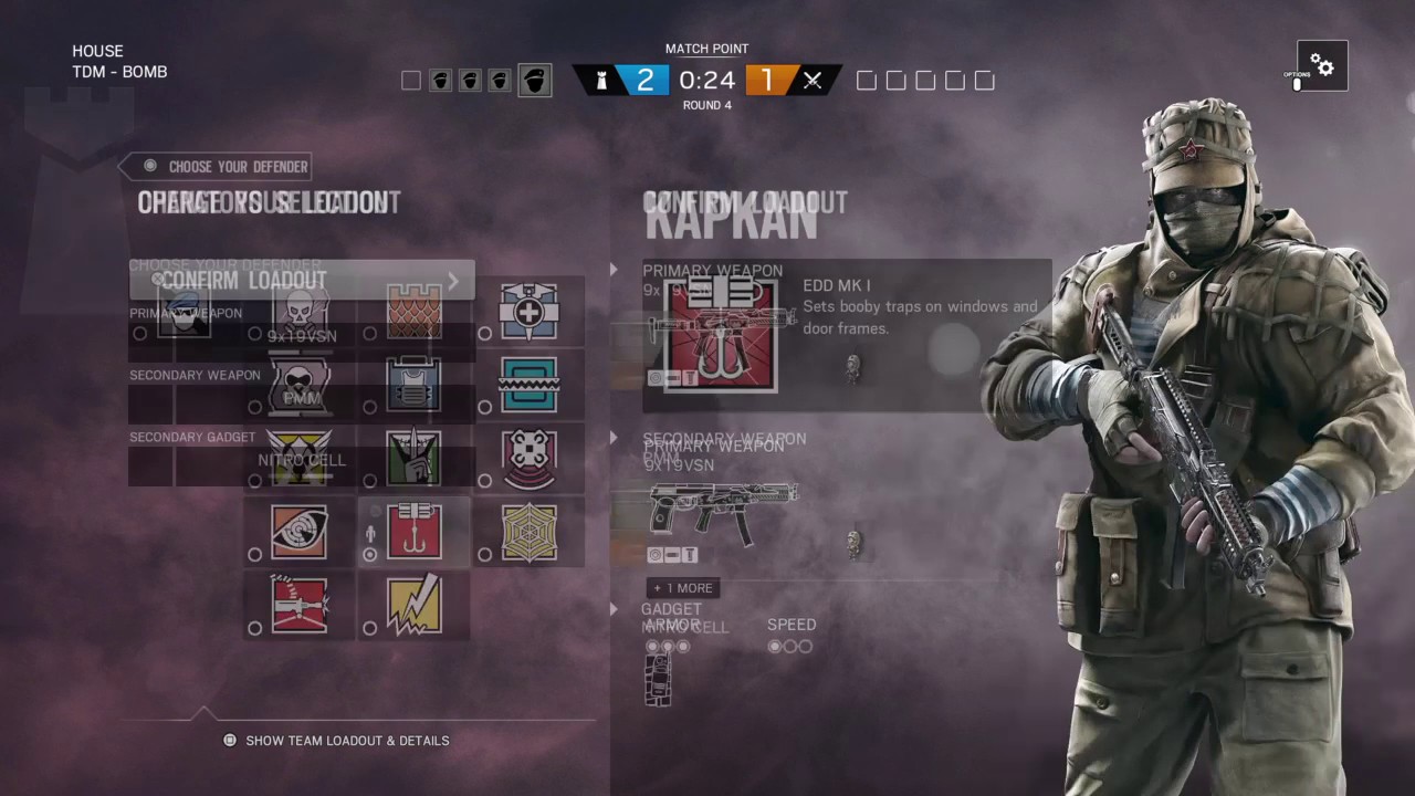 Tom Clancy's Rainbow Six® Siege mvp with elite kapkan - YouTube