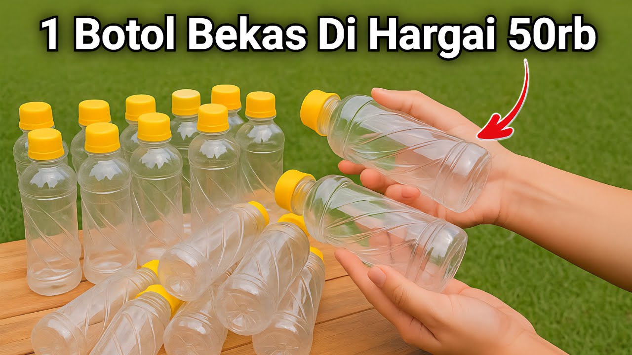 Ilmu Gratis‼️Cara mengubah BOTOL BEKAS jadi UANG - YouTube