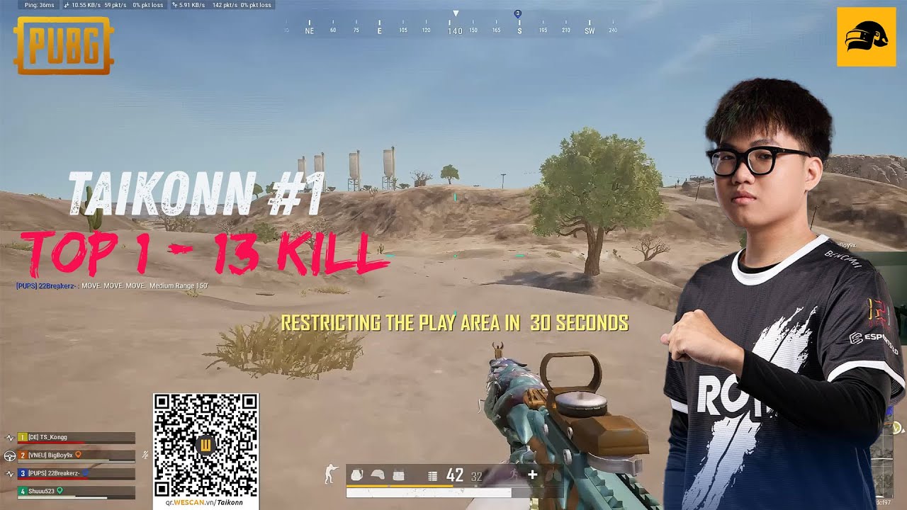 PUBG PC I AGG_Taikonn #1 I Taikonn Top 1 cùng Team với 13 Kill - YouTube