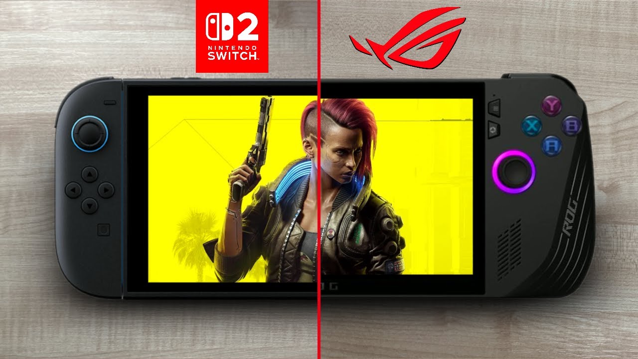 Cyberpunk 2077 | Switch 2 vs Asus ROG Ally X - YouTube