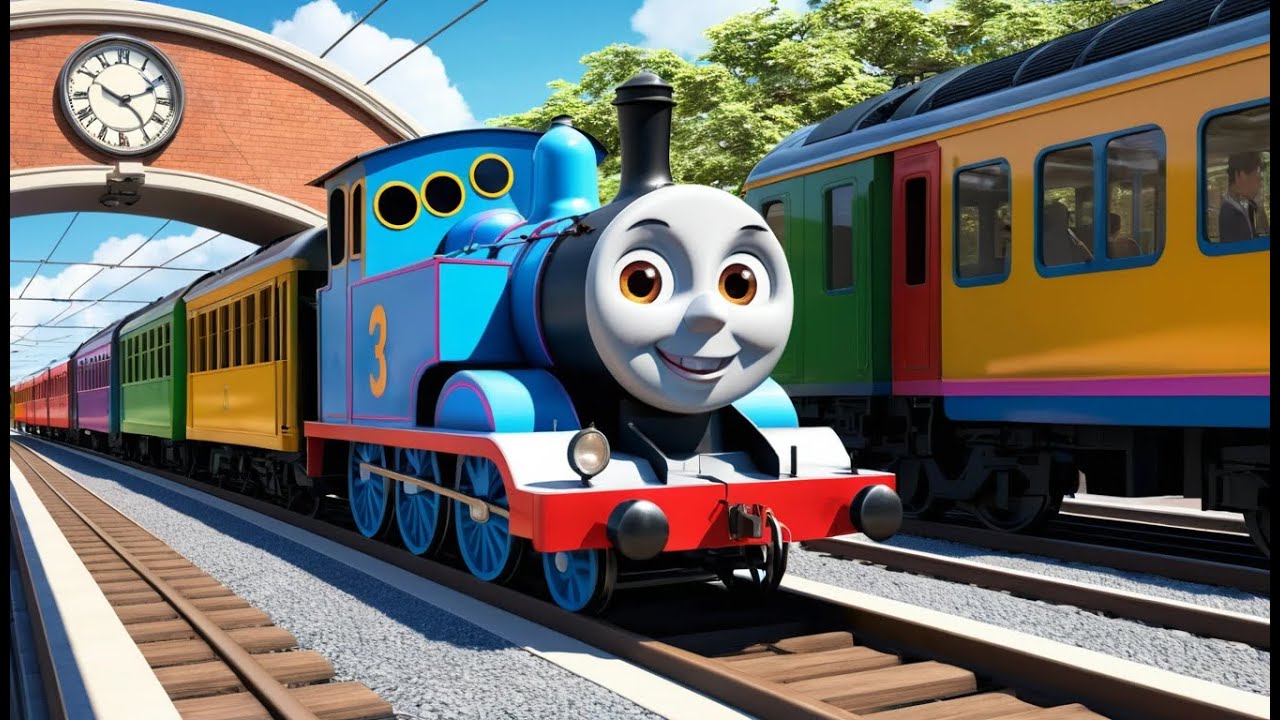 The Train on the Track Goes Choo Choo | Fun Train Song for Kids ...