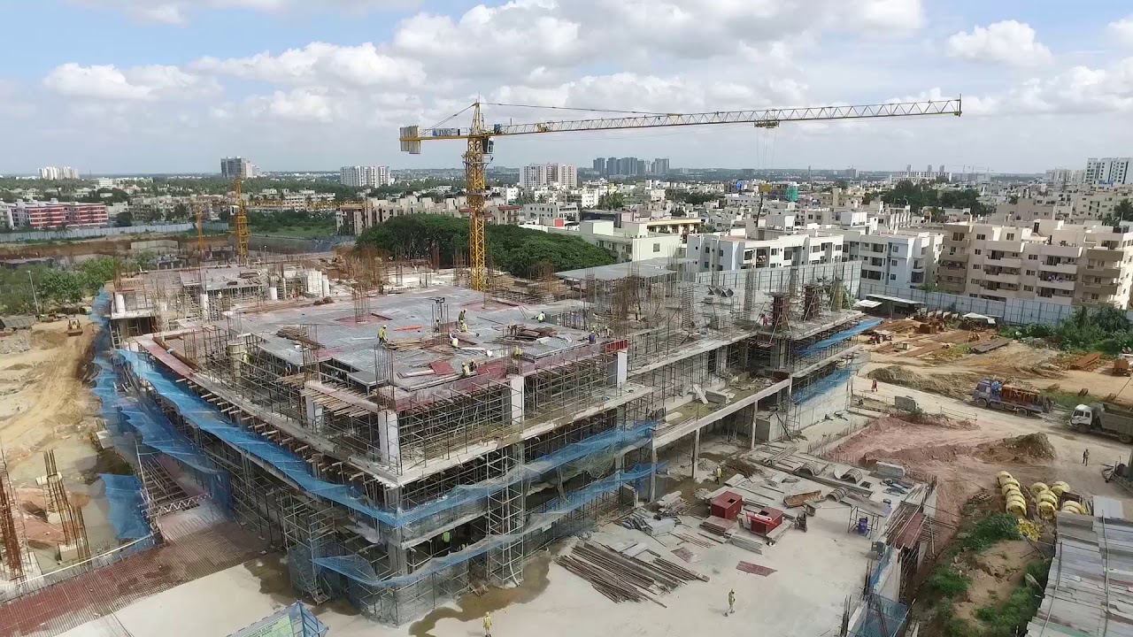 Brigade tech garden- Drone Aerial video - YouTube