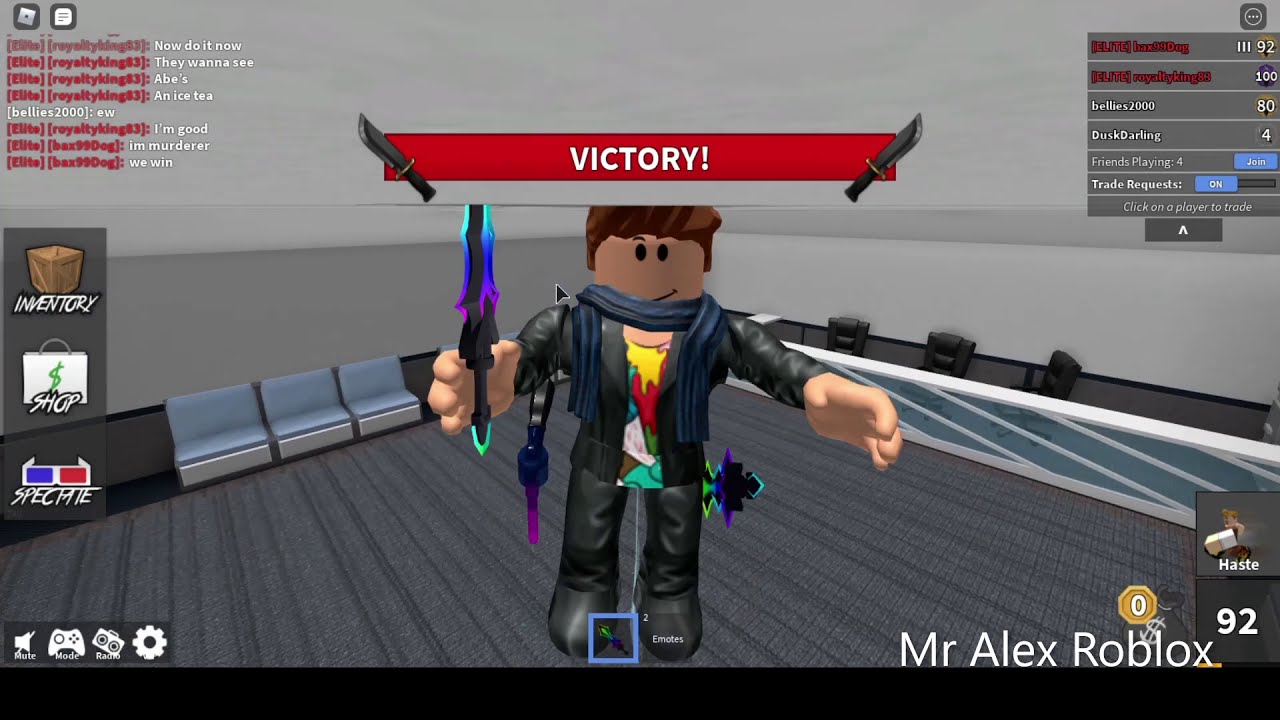 Mr Alex Roblox 2v2 in Murder Mystery 2 - YouTube