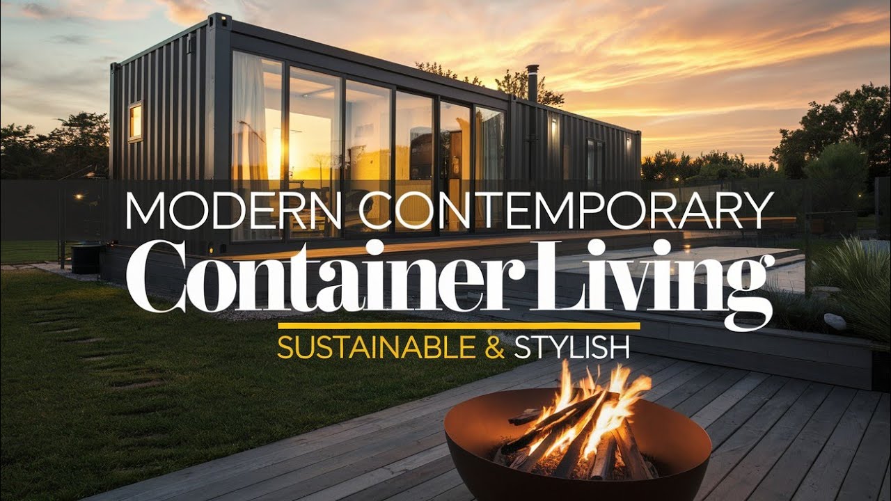 Modern Contemporary Shipping Container Homes: Sustainable Living ...