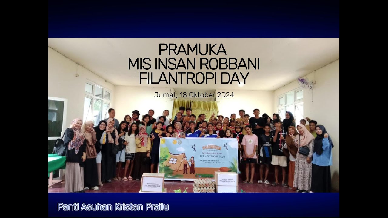 #pramuka MIS Insan Robbani #filantropi Day 2024 - YouTube