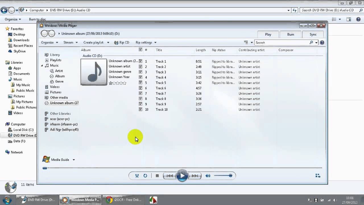 Convert Audio CD ke MP3 CD Rip) - Tutorial - YouTube