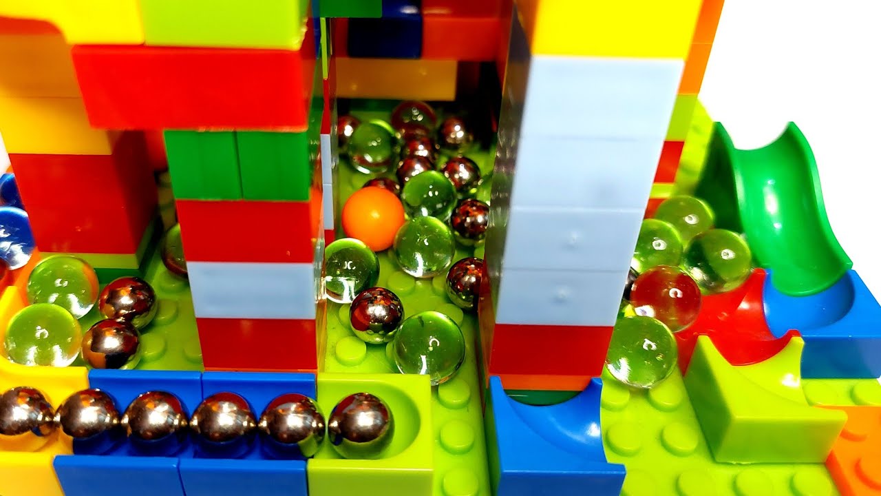 Satisfying ASMR Marble Run Race | Building Blocks | Lego Duplo | 4 ...