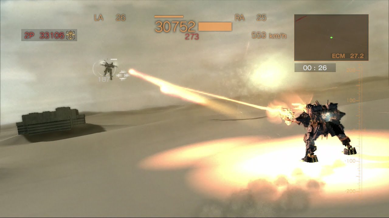 The Laser Bazooka in Armored Core - YouTube
