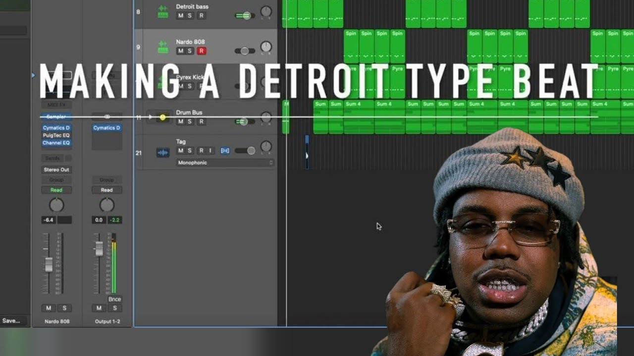 Making A Detroit Type Beat For Est Gee - YouTube