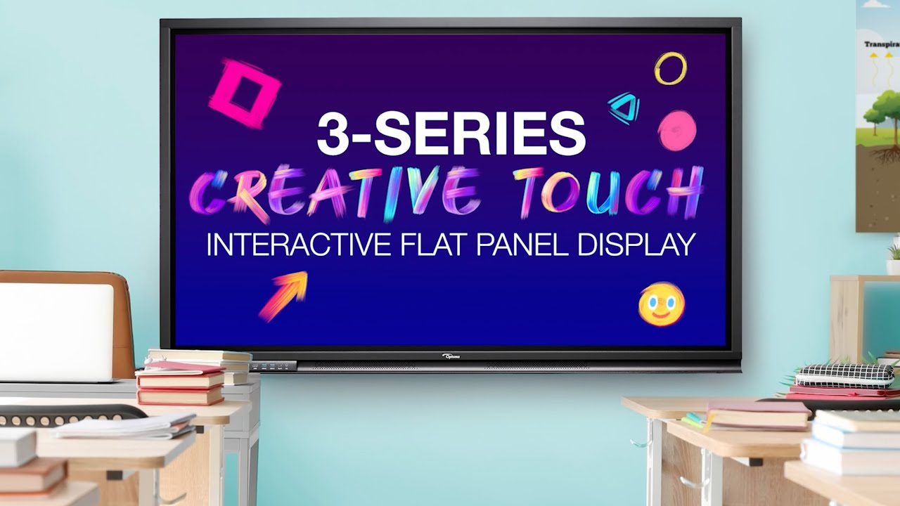 The Optoma 3-Series Creative Touch Interactive Flat Panel Display - YouTube