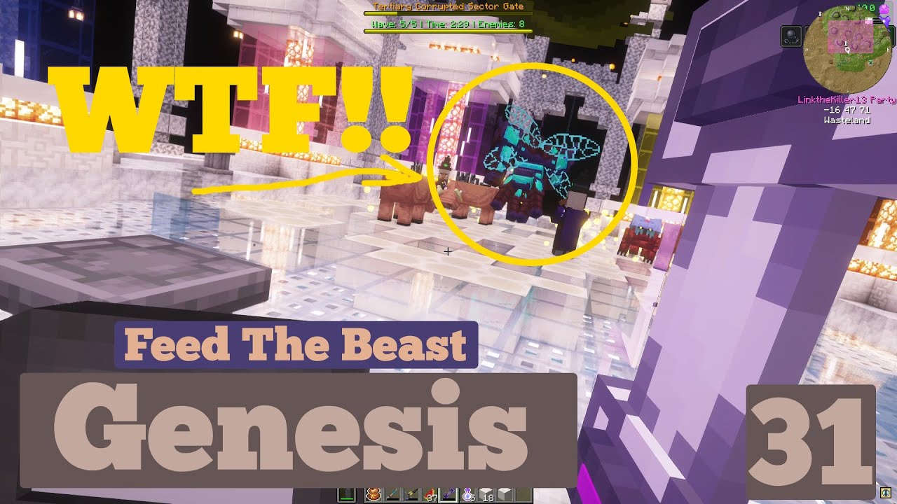 FTB Genesis - 31 - OK..... WTF IS THAT!!!!!! - YouTube