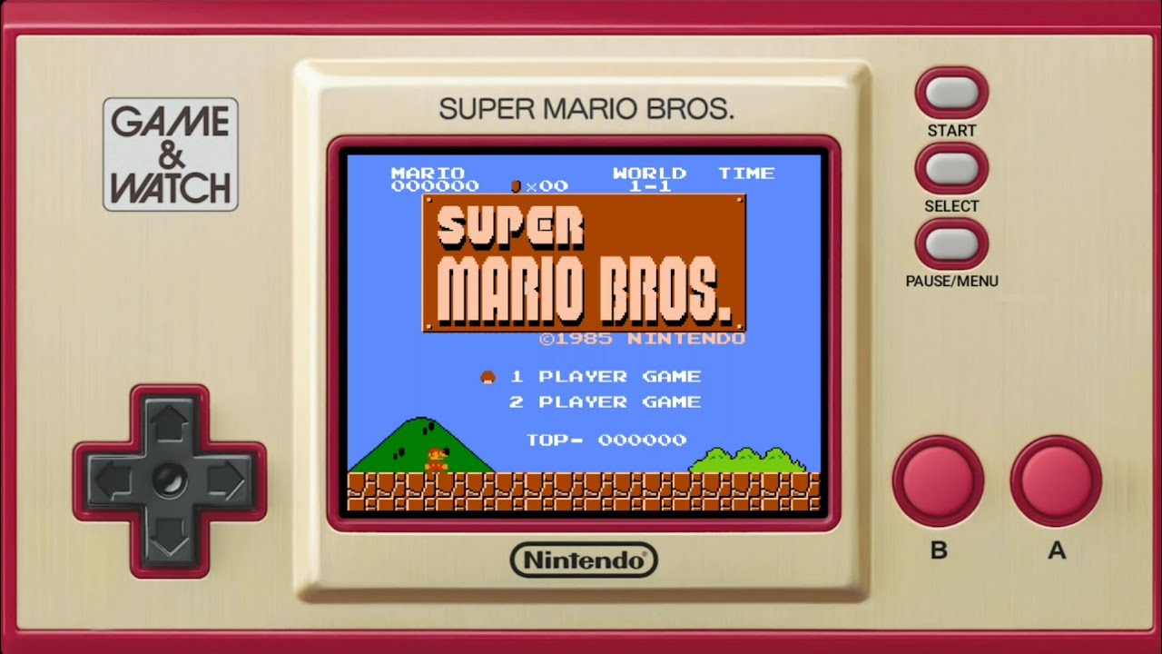 Game & Watch Super Mario bros Overlay for retroarch - YouTube