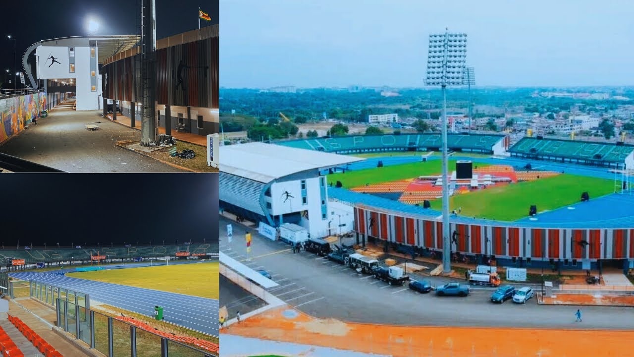 How The $34m Legon Sports Stadium Looks Like At Night - YouTube