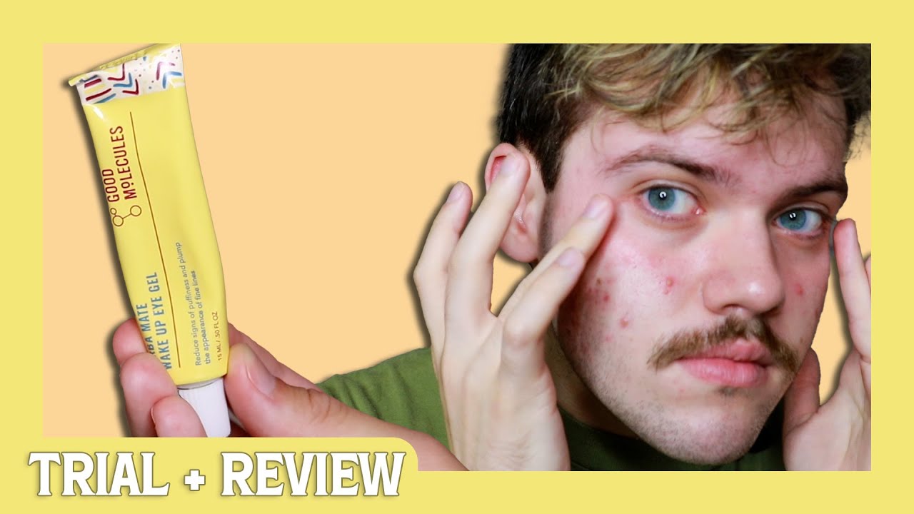 good molecules yerba mate wake up eye gel | trial + review - YouTube