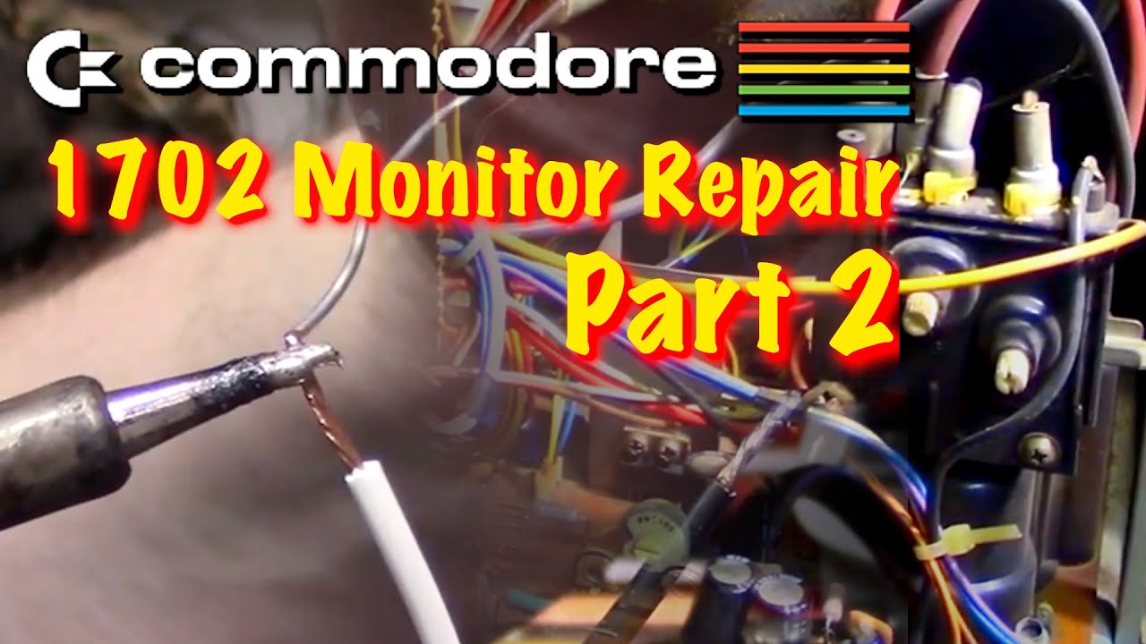 #Commodore 1702 Monitor Repair, Part 2 - 3 Old Tech Dudes - YouTube