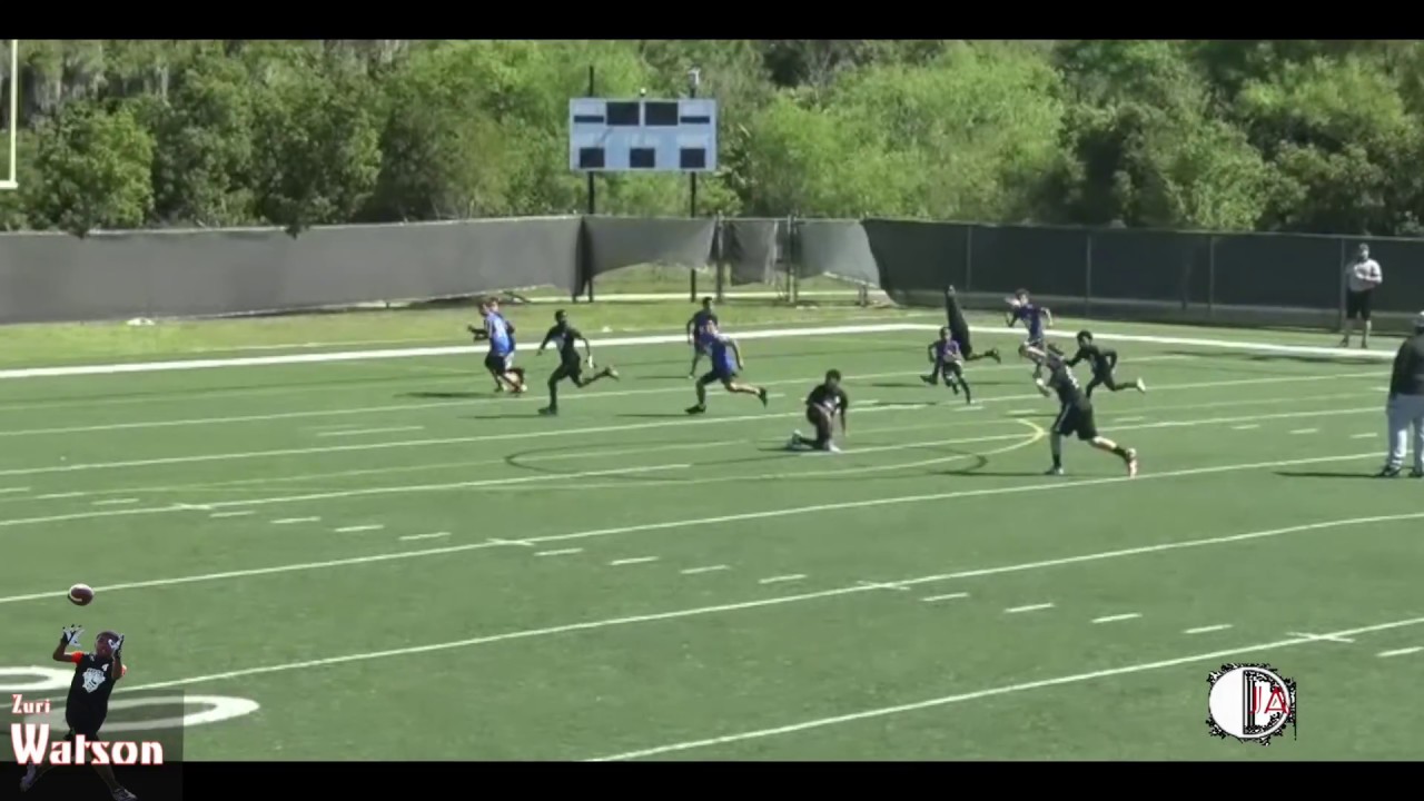 Zuri Watson 12u 7on7 Highlights - YouTube