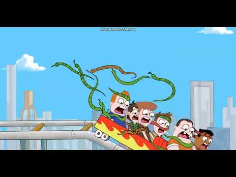 Phineas and Ferb (Season 1) Rollercoaster (Ride Scene)