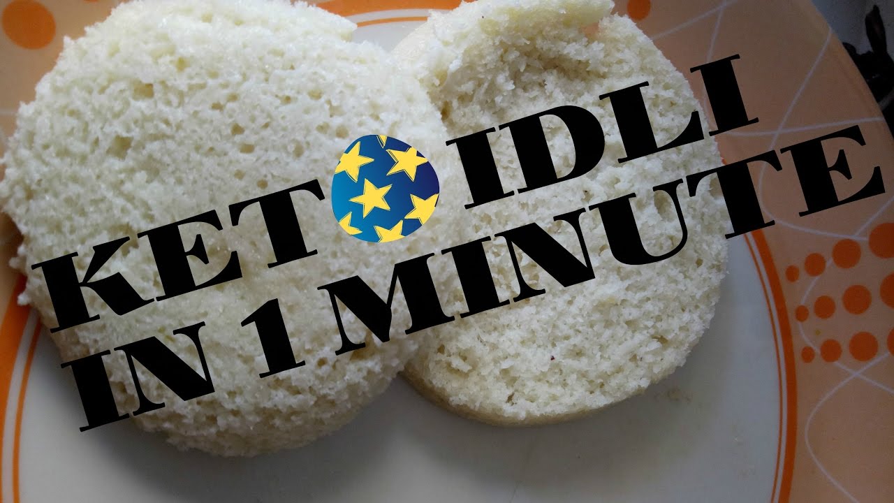 Keto idli in 1 minute - YouTube