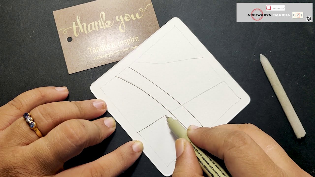 Tangle InSync#18 + Wholly Hollibaugh And Static + Easy Zentangle ...