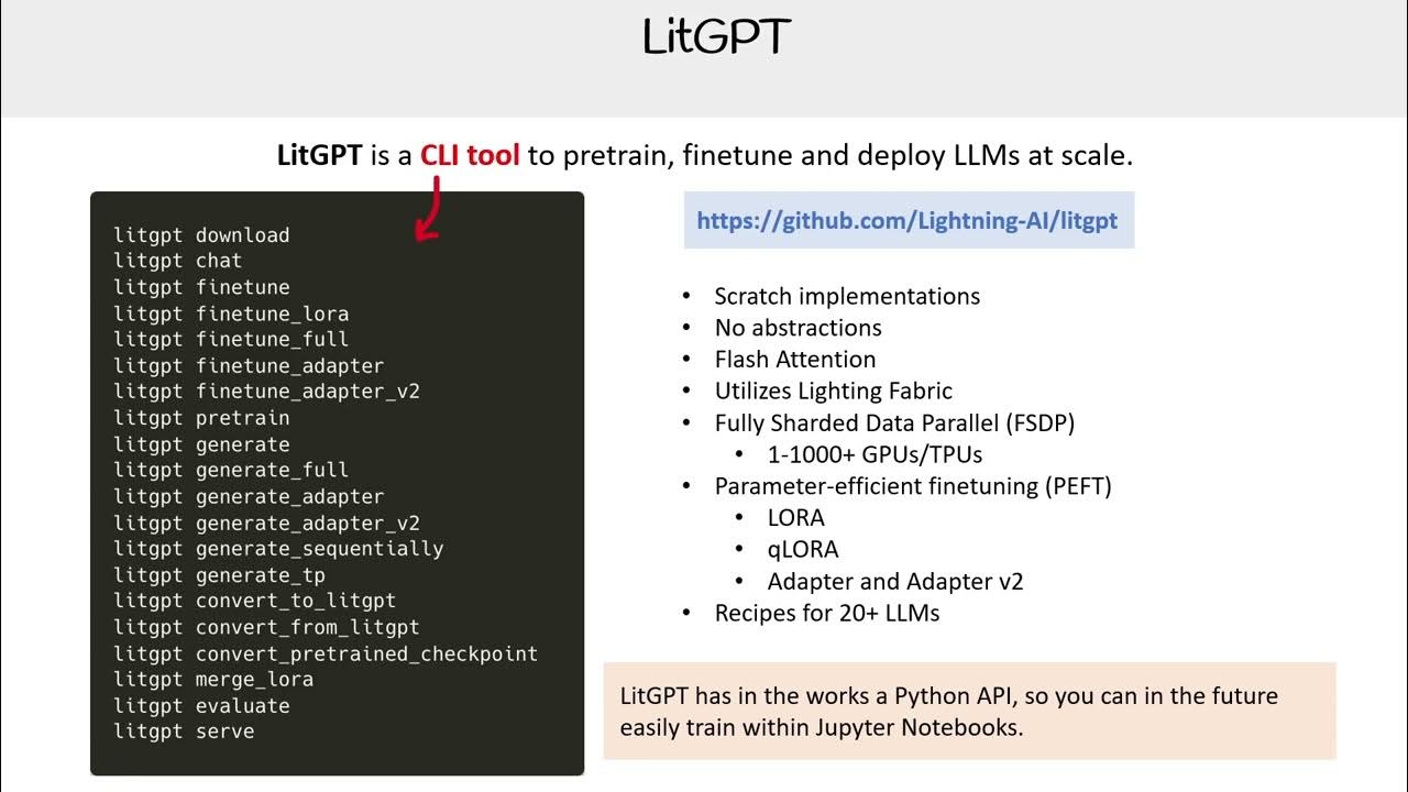 litGPT - GenAI Essentials - YouTube