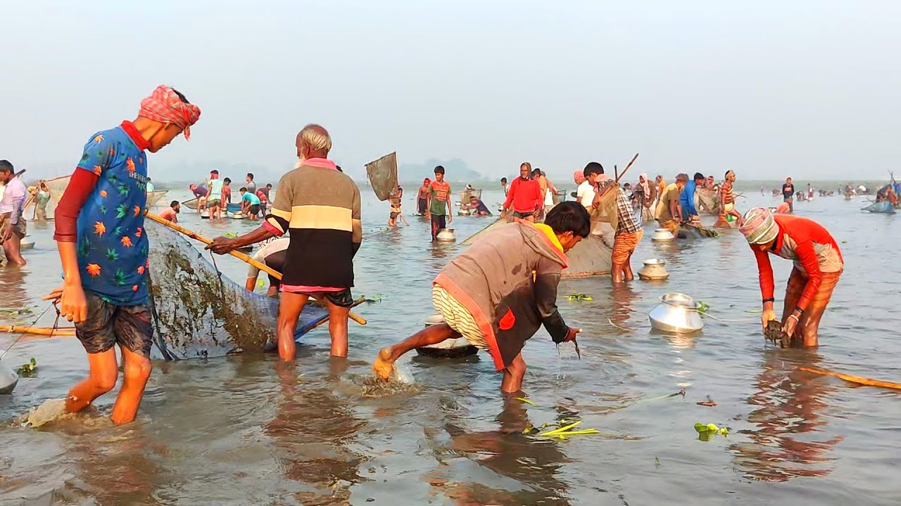 Fishing Adventure in Village River - YouTube