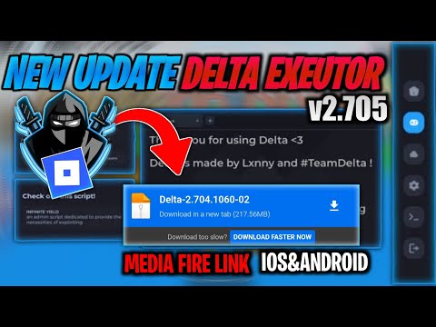 Delta Executor Latest Update (v2.705) | Android & iOS | Direct MediaFire Link🔥