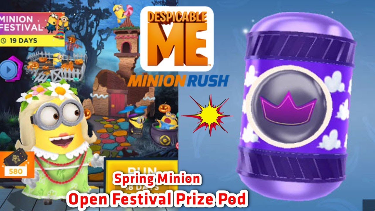 Minion Rush Spring Minion Open Festival Prize Pod In Milestone 5/7 ...
