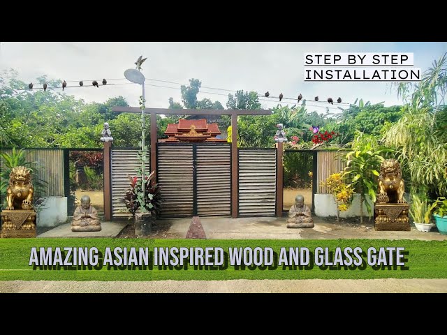 Asian Style Fence And Gate