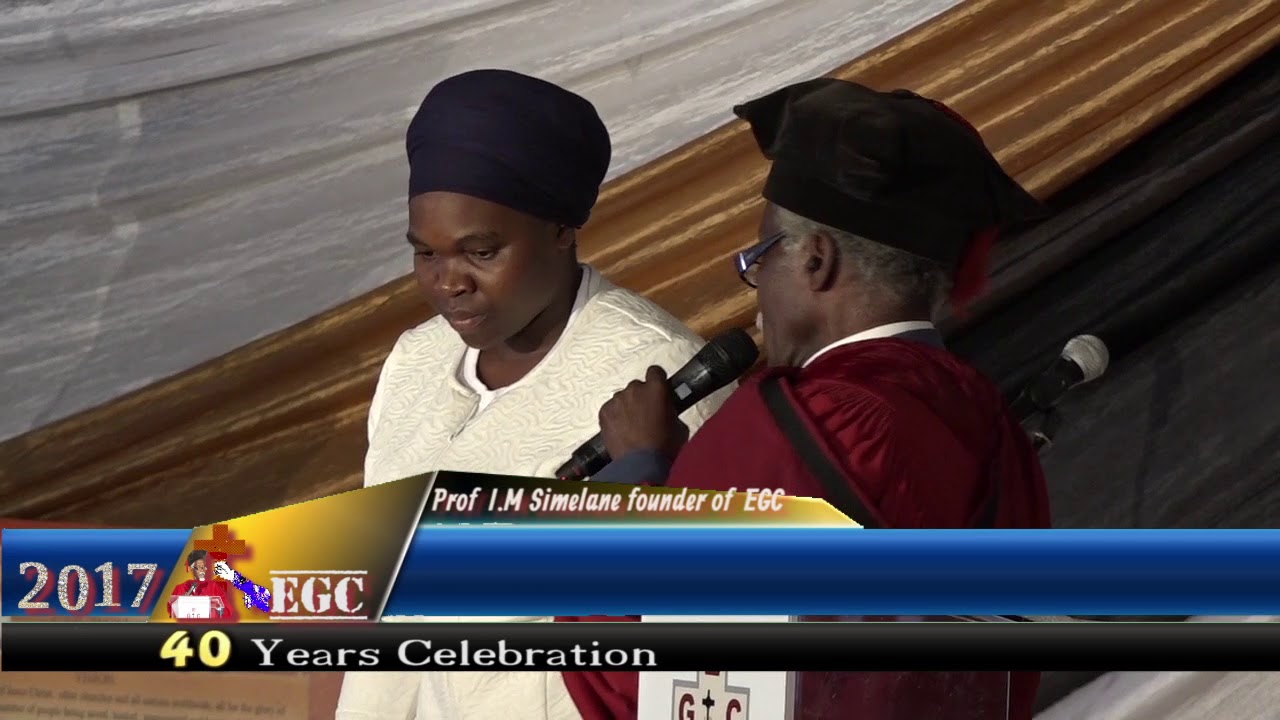 Evangelical Gospel Church prof I.M simelane - YouTube