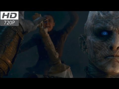 Arya Night Kingi'i Öldürüyor | (Game Of Thrones) (3/3) | HD