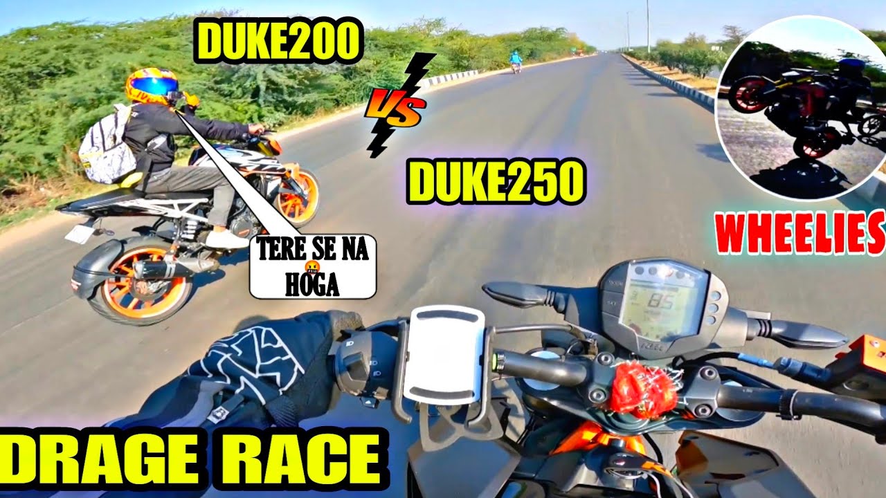 Duke 250 Vs Duke 200 Drage Race | Which is Faster?? | chest workout ...