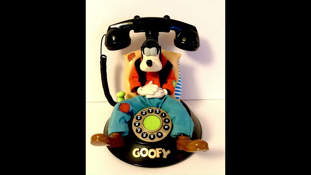 Goofy Talking Telephone. A real telephone, when rings, Goofy talks ...