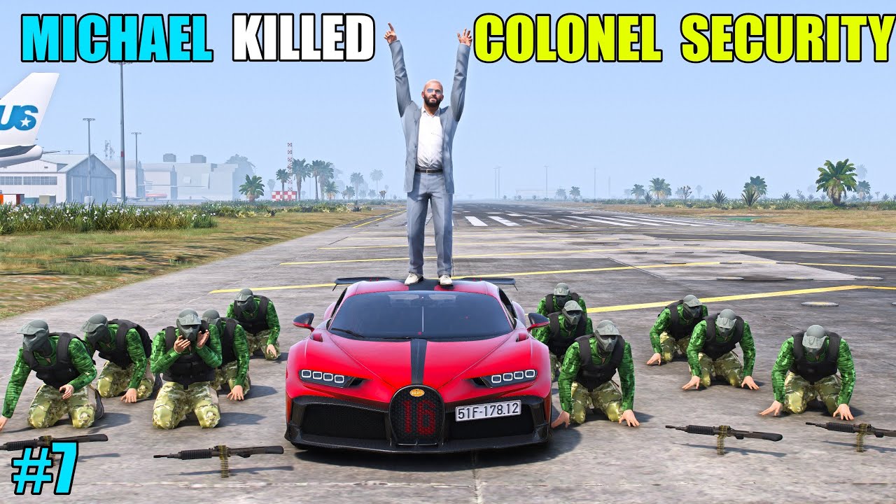 GTA 5 : MICHAEL BEAT ALL MILITARY COLONEL SECURITY | GTA V #7 - YouTube