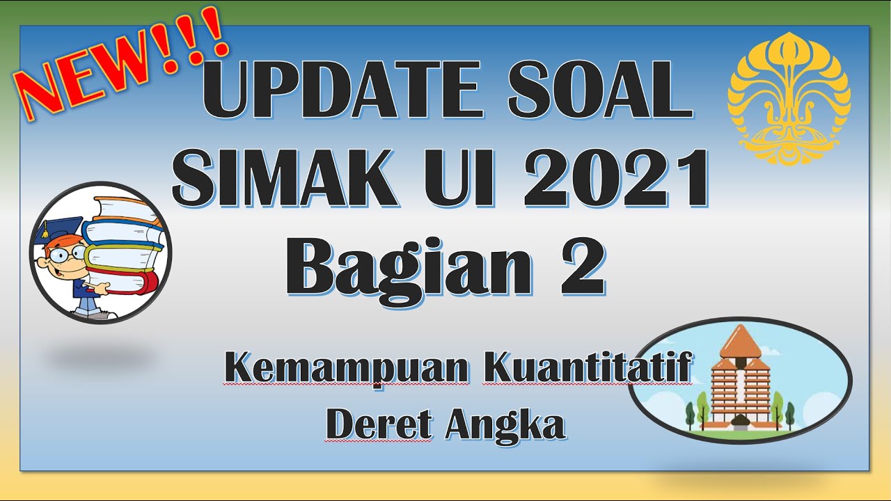 Update Latihan Soal TPA SIMAK UI Pascasarjana Bagian 2 - Kemampuan ...