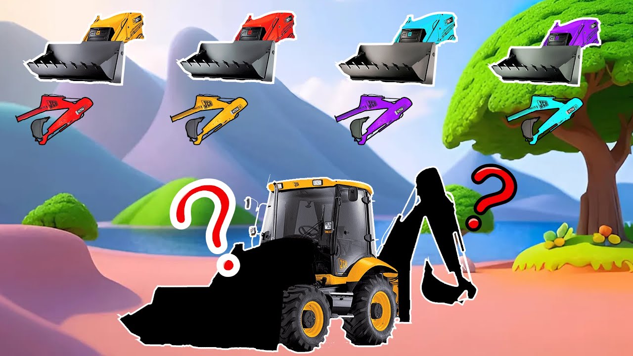 Pick the Correct Arm for the Front End Loader! | Funny Construction ...