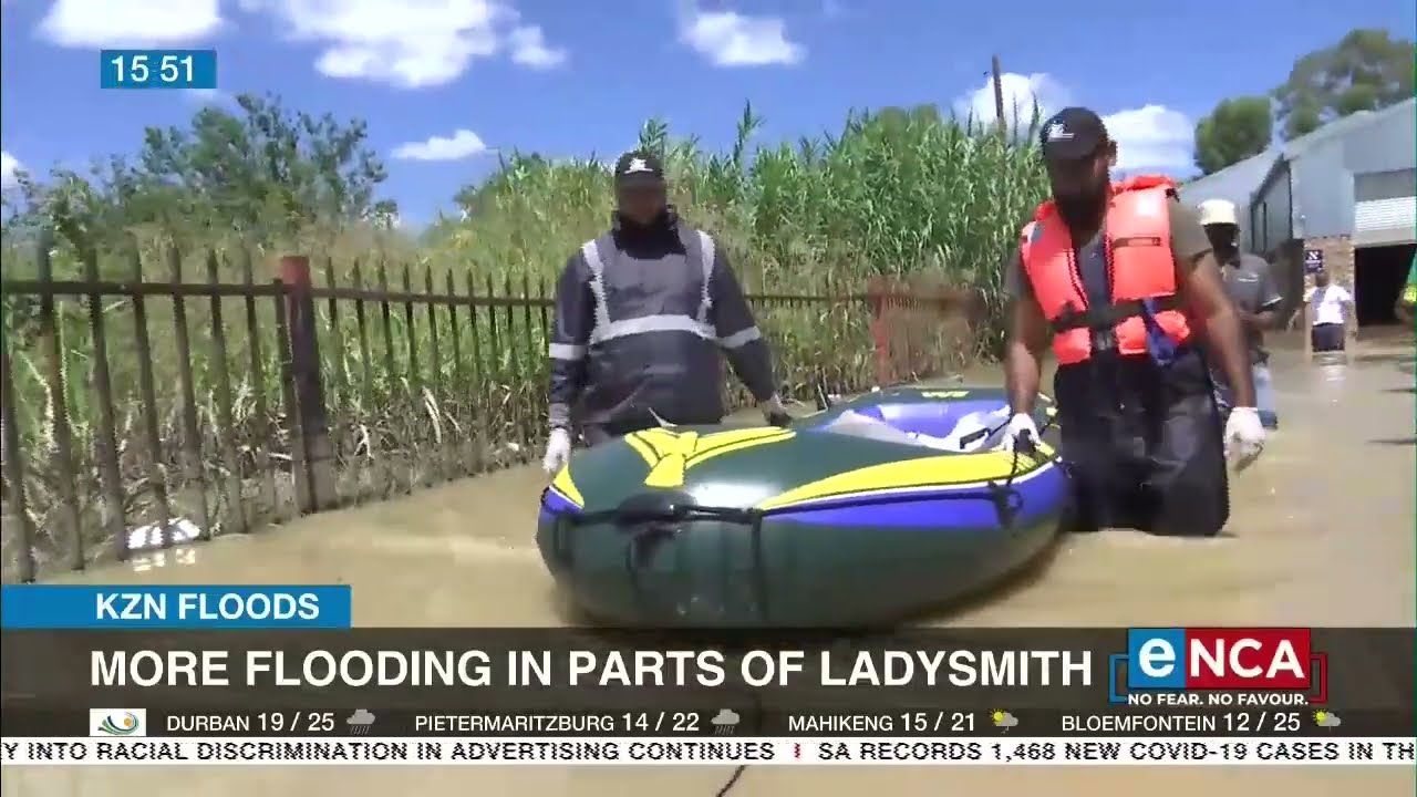 More flooding in parts of Ladysmith - YouTube