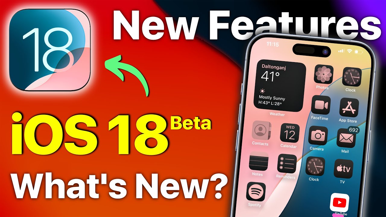 iOS 18 What's New? - iOS 18 New Features and Major Changes in iOS 18 ...