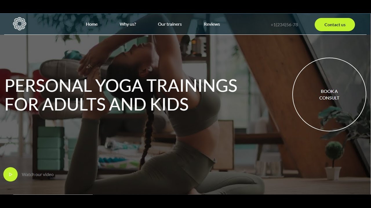 Building a Stunning Yoga Website with HTML & CSS - YouTube