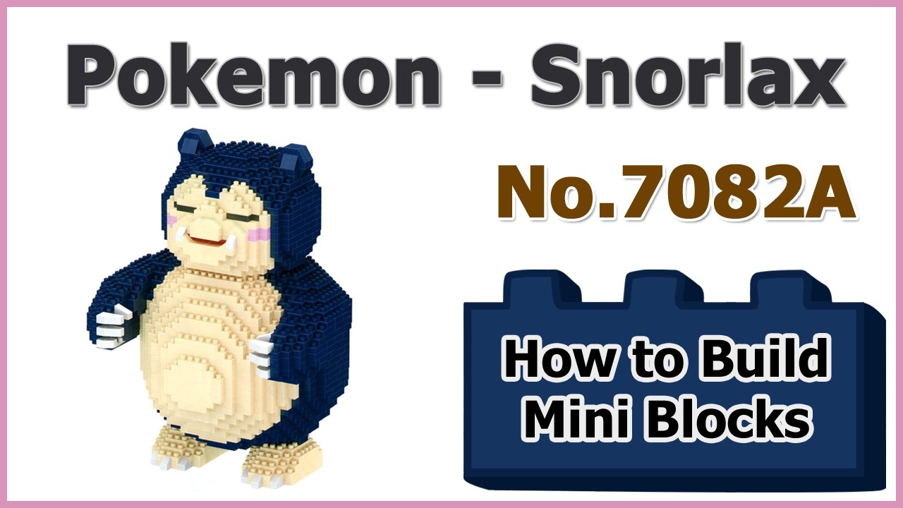 How to Build Blocks Pokemon Snorlax - LBOYU No.7082A Instructions ...