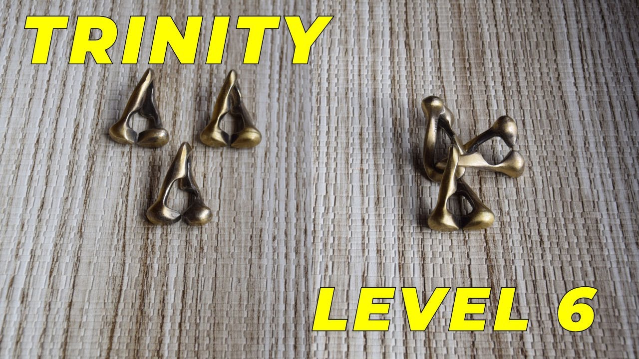 Cast Trinity By Hanayama Solution Step By Step - YouTube
